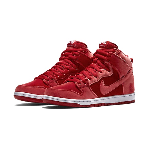 NIKE SB DUNK HIGH PREMIUM RED VELVET 11 NOV 2016