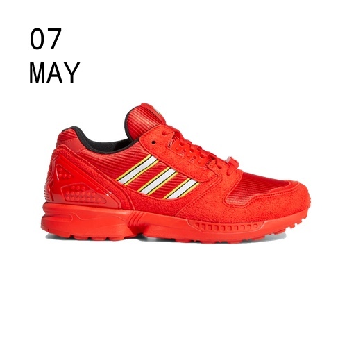ADIDAS X LEGO ZX 8000 - RED - AVAILABLE NOW - The Drop Date
