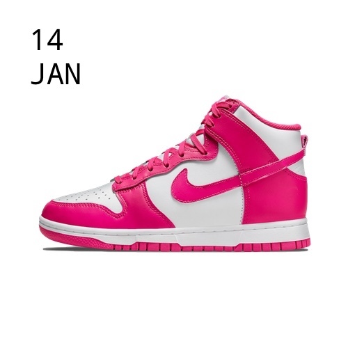 Nike Dunk High Pink Prime - AVAILABLE NOW - The Drop Date