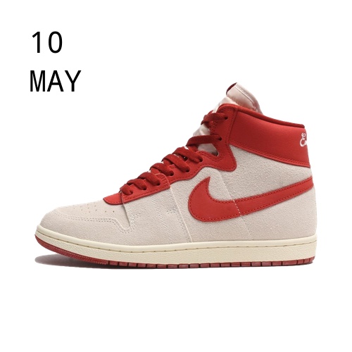 Nike Jordan Air Ship Every Game Dune Red - available now - The Drop Date