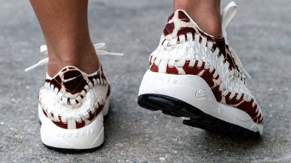 The Nike Air Footscape Woven Cow Print Is Making Moo-ves - The Drop Date