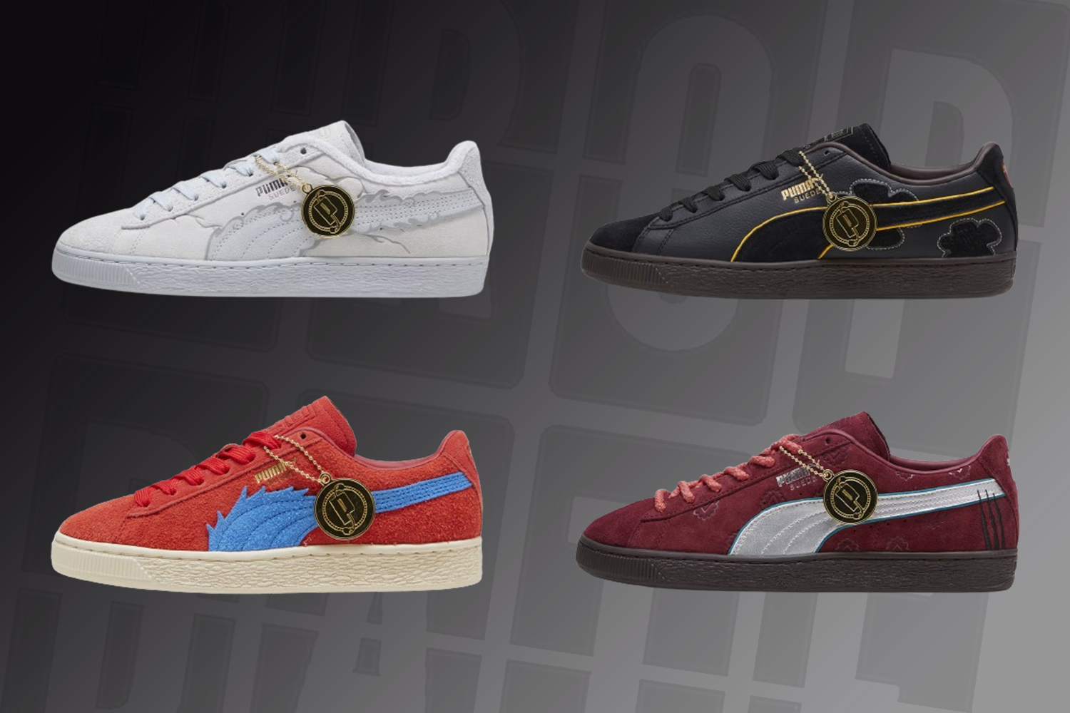 One Piece Characters Take Over the PUMA Suede - The Drop Date