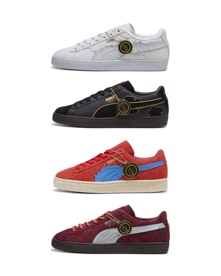 One Piece Characters Take Over the PUMA Suede - The Drop Date