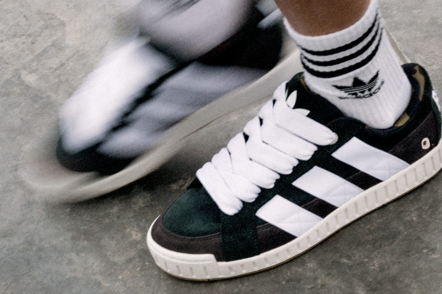 BAPE and adidas Reimagine the NRTN Silhouette - The Drop Date