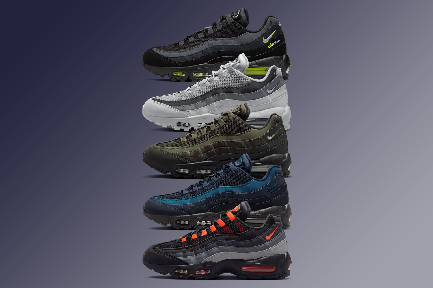 Shop the Currently Available Nike Air Max 95 Colourways - The Drop Date