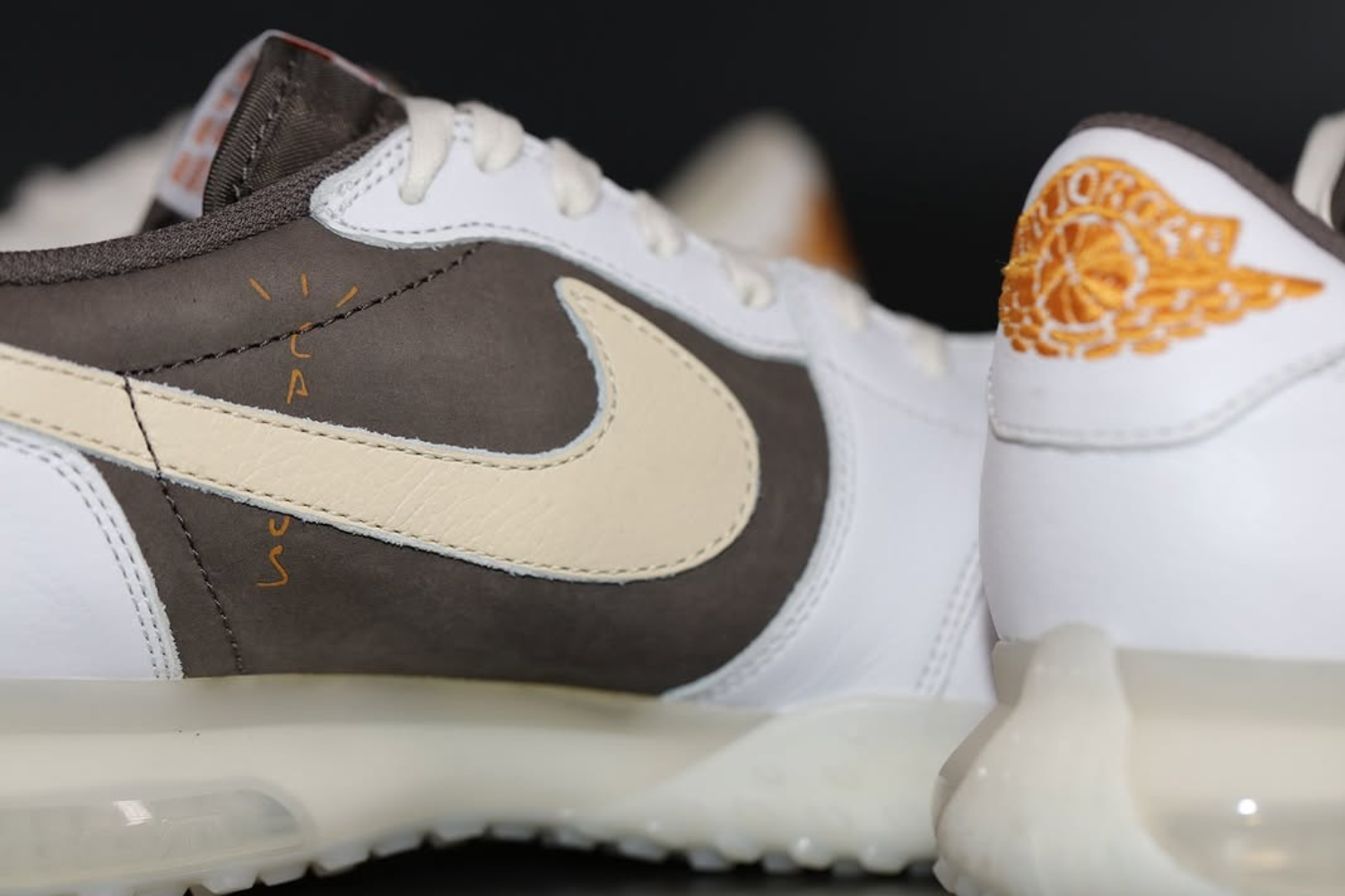 The Travis Scott x Air Jordan 1 Low Turf 'Reverse Mocha' $20,000 Sample ...
